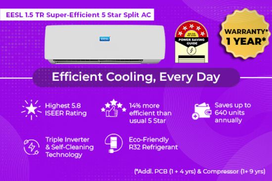 EESLMart India. 1.5 TR Super Efficient 5 Star Split AC
